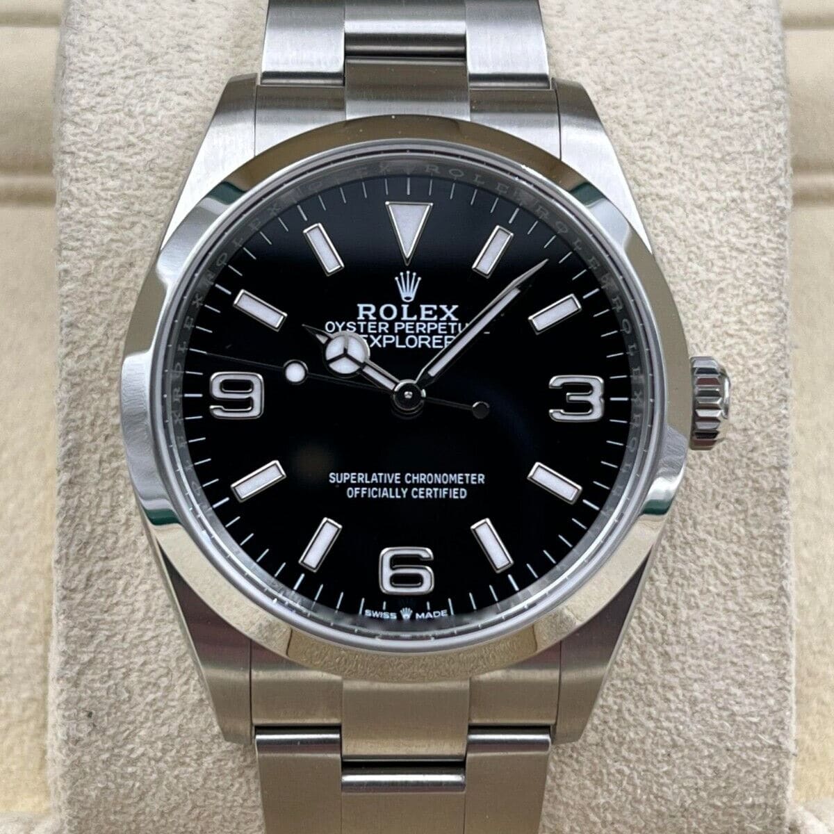 Rolex Explorer 124270-0001 | Bezel