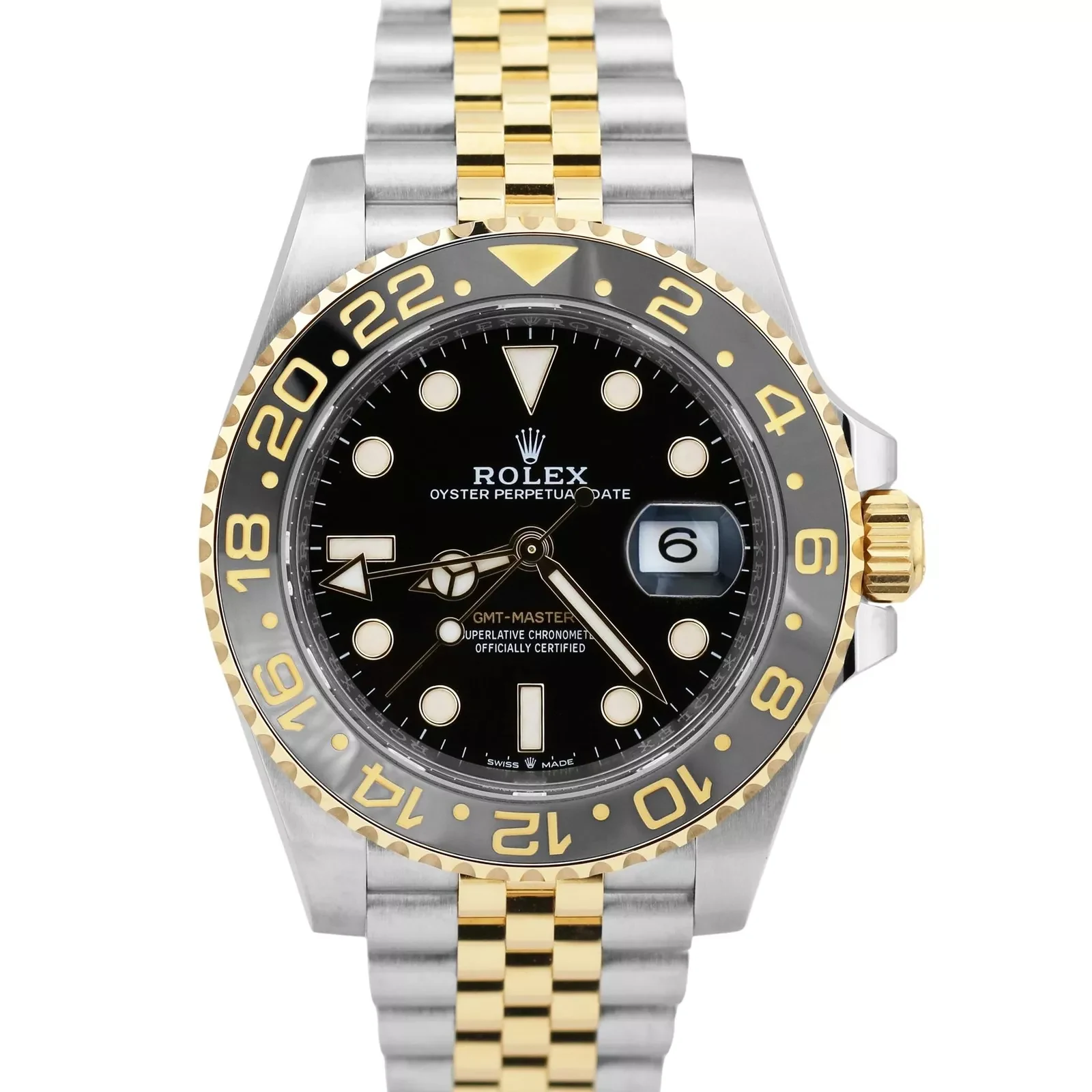 Rolex GMT-Master II Two-Tone / Black / Jubilee 126713GRNR-0001 Watches ...