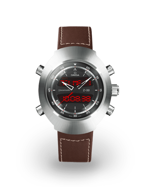 Omega Spacemaster Z-33 Titanium / Black / Leather 325.92.43.79.01.002 ...