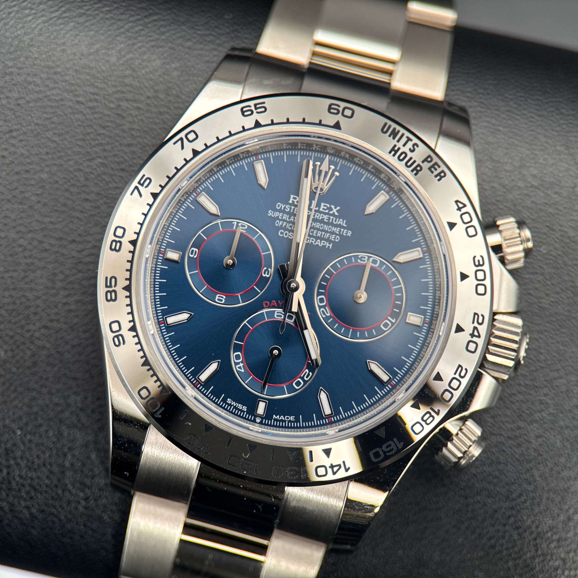 Auction: 2025 Rolex Daytona White Gold / Bright Blue / Oyster 126509 ...