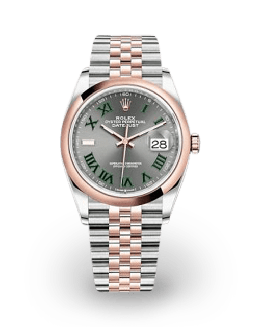 Rolex Datejust 36 Two-Tone "Wimbledon" / Smooth / Jubilee 126201-0029 ...