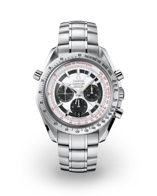 Omega Speedmaster Broad Arrow Co-Axial Rattrapante Stainless Steel ...