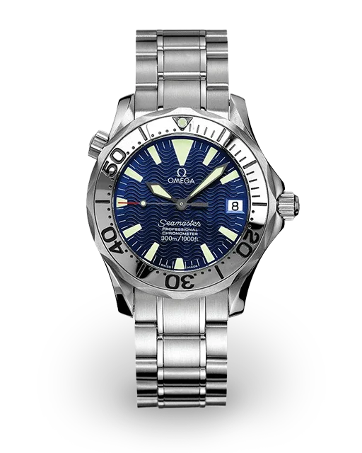 Omega Seamaster Diver 300M Automatic 36.25 / Electric Blue / Bracelet ...