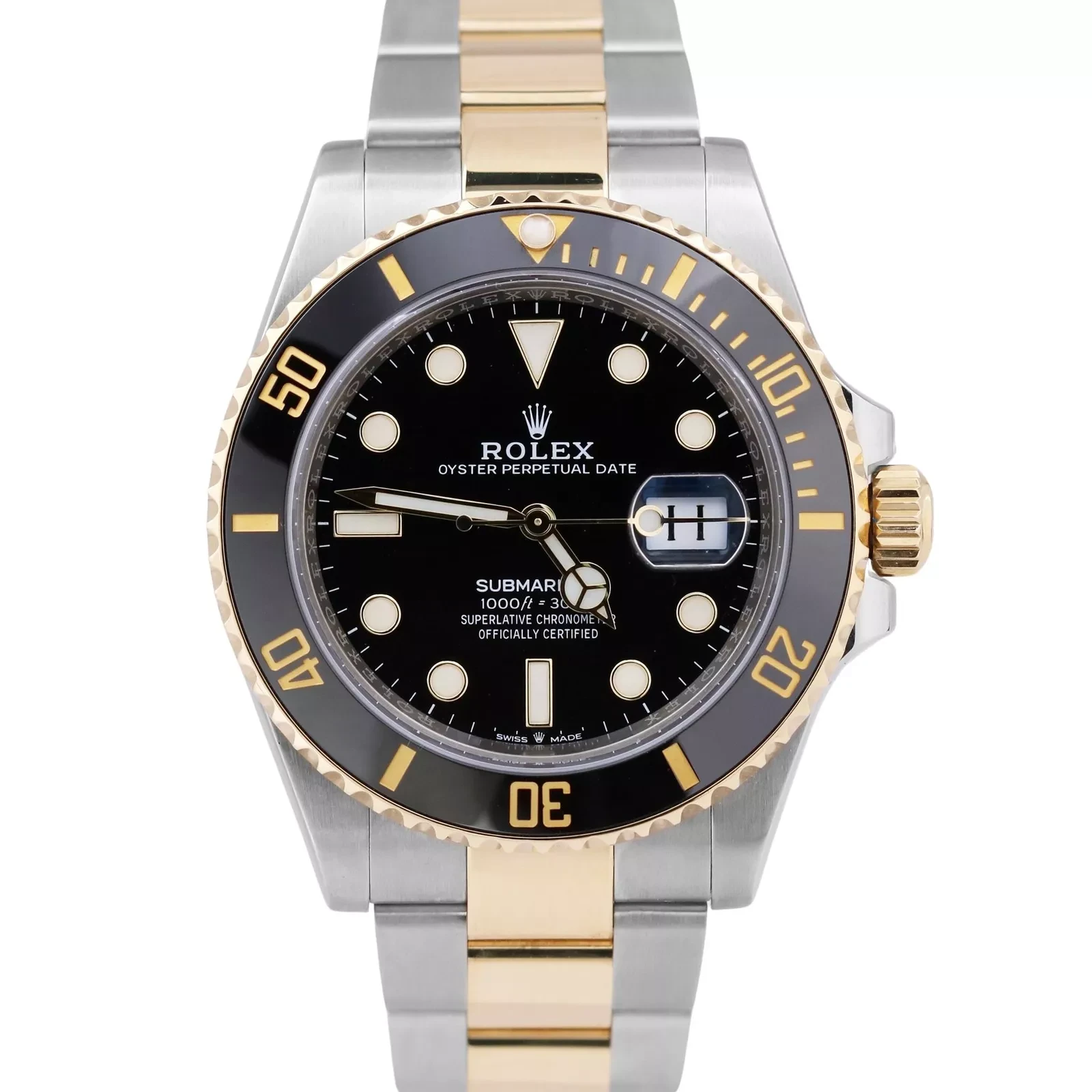 Rolex Submariner Date Two-Tone / Black 126613LN-0002 Watches | Bezel
