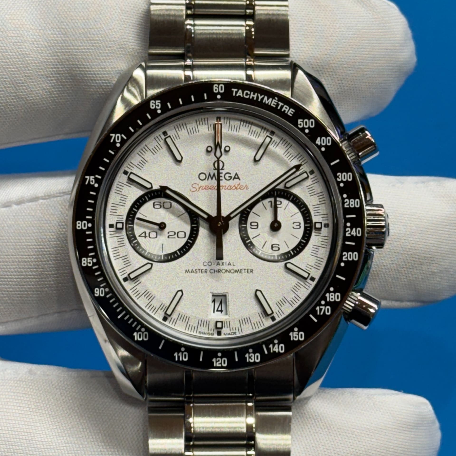 Auction: Omega Speedmaster Racing Master Co-Axial Stainless Steel ...