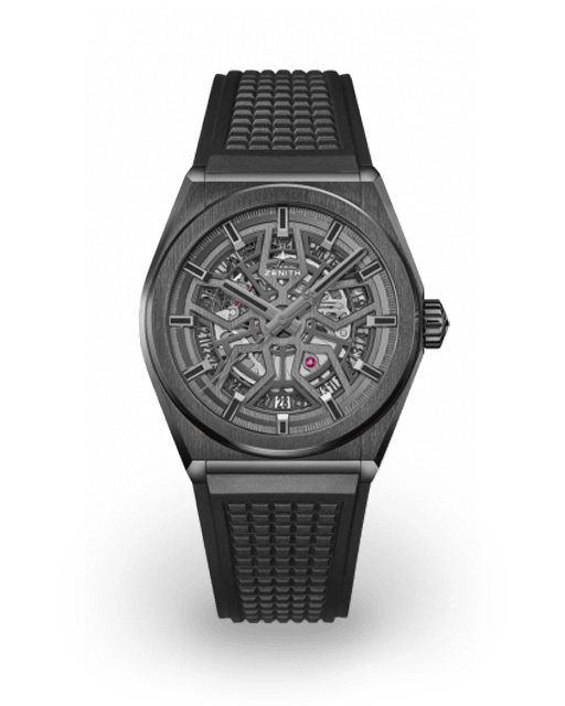 Zenith Defy Classic 41mm Black Ceramic 49.9000.670/77.R782 Watches | Bezel