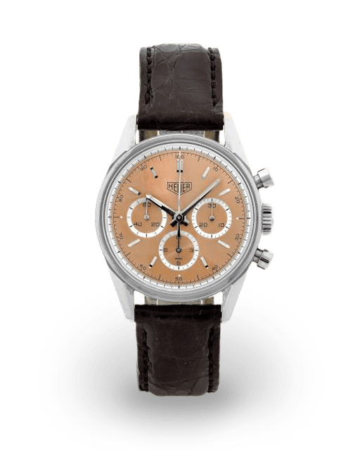 Tag Heuer Carrera 1964 Lemania Salmon CS3112 Watches | Bezel