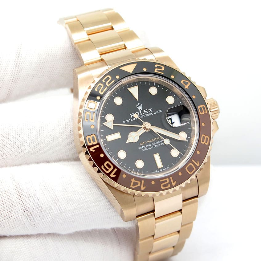 2021 Rolex GMT-Master II Rose Gold 126715CHNR-0001 | Bezel