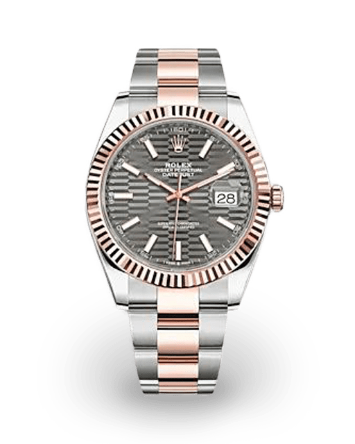 Rolex Datejust 41 Two-Tone / Fluted / Fluted-Motif / Oyster 126331-0019 ...