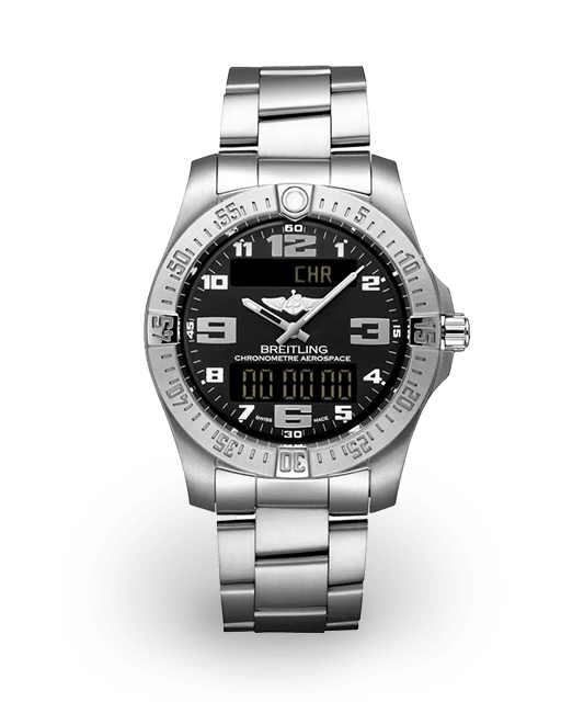 Breitling Aerospace EVO Titanium / Black / Bracelet E79363101B1E1 ...