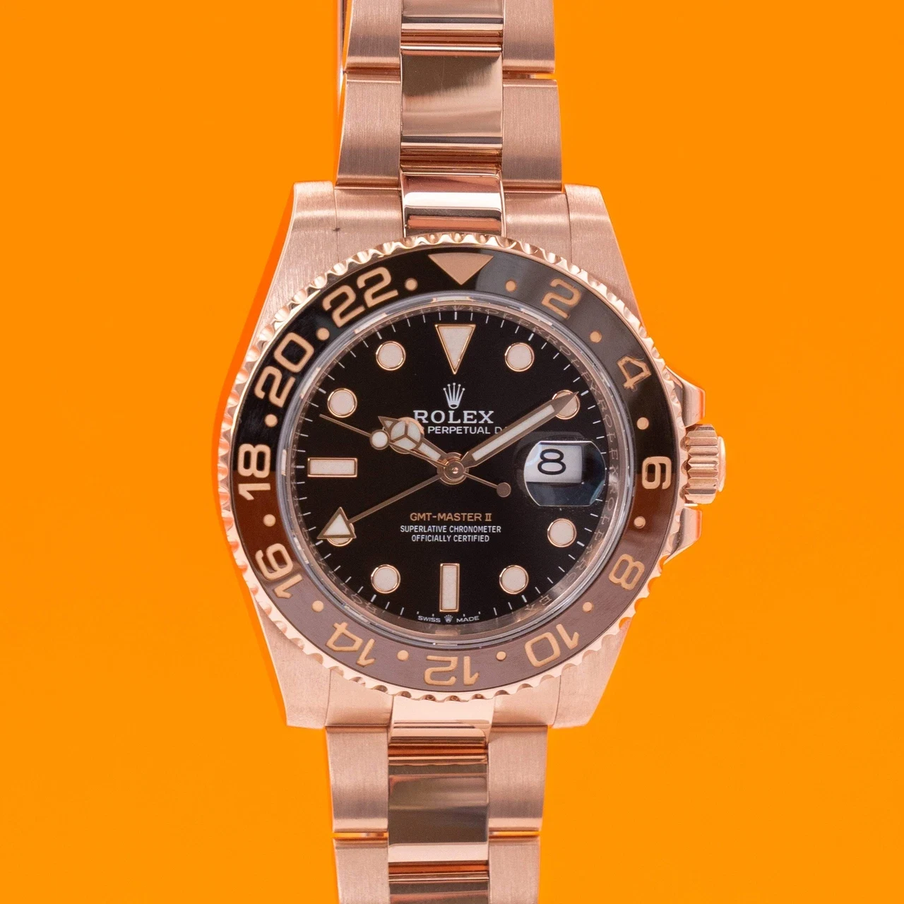 Rolex GMT-Master II Rose Gold 126715CHNR-0001 Watches | Bezel