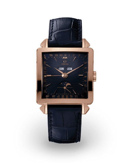 Omega Museum Collection N° 2 “Cosmic" 1951 Red Gold / Blue 5701.80.03 ...