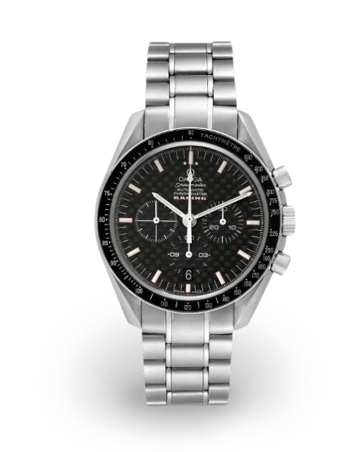 Omega Speedmaster Racing Chronometer Stainless Steel / Carbon Black ...