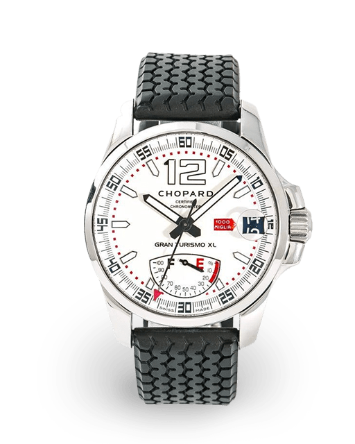 Chopard Mille Miglia Gran Turismo XL 44 Steel / White / Arabic / Strap ...