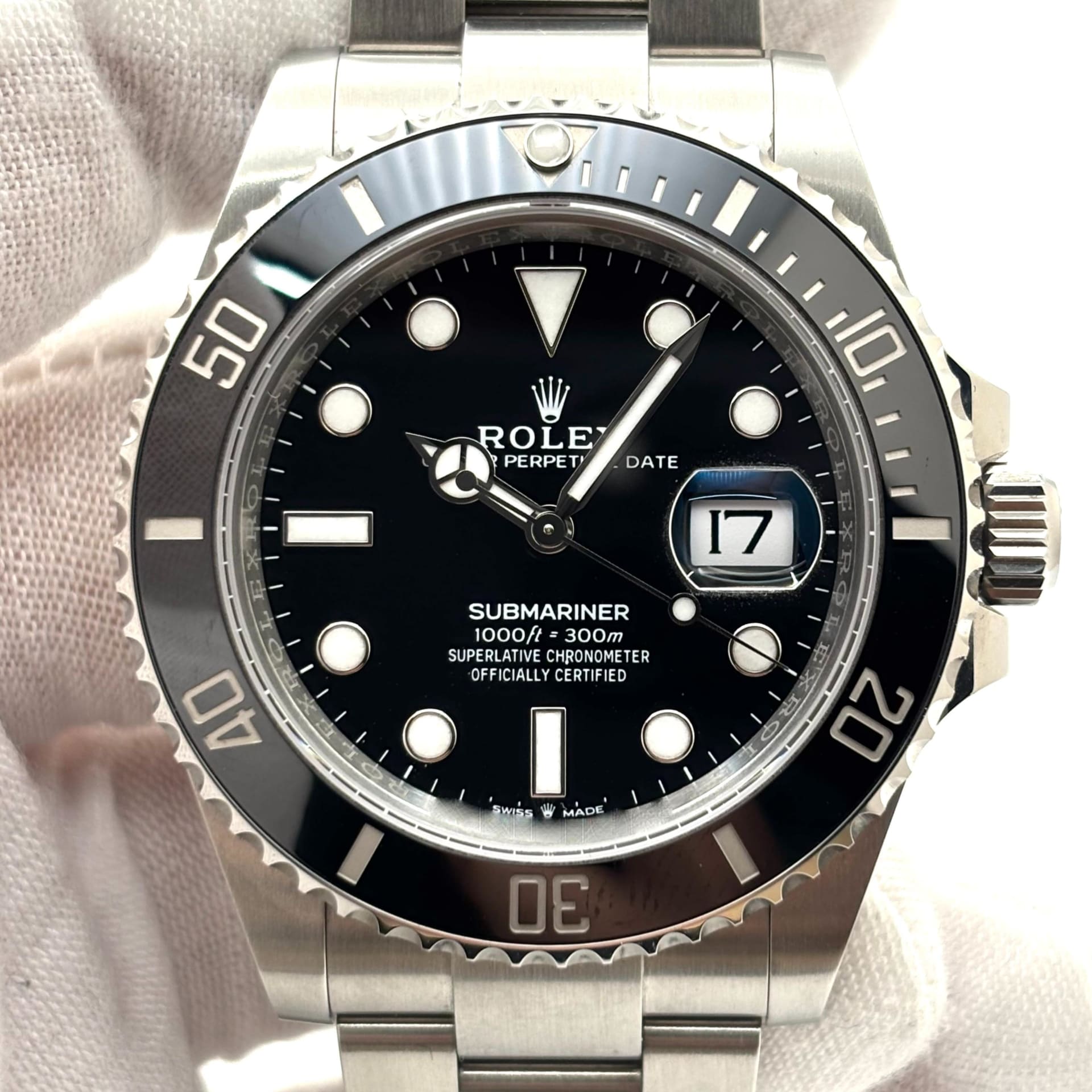 Auction: 2024 Rolex Submariner 41 Date 126610LN-0001 | Bezel