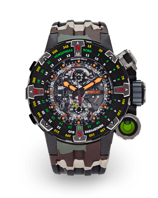 Richard Mille Manual Winding Tourbillon Chronograph Adventure Carbon ...