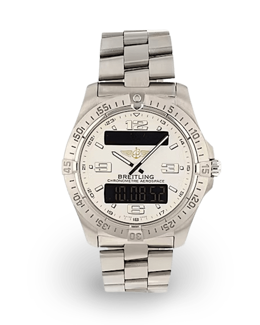 Breitling Aerospace Avantage Titanium / Silvered / Bracelet E79362 ...