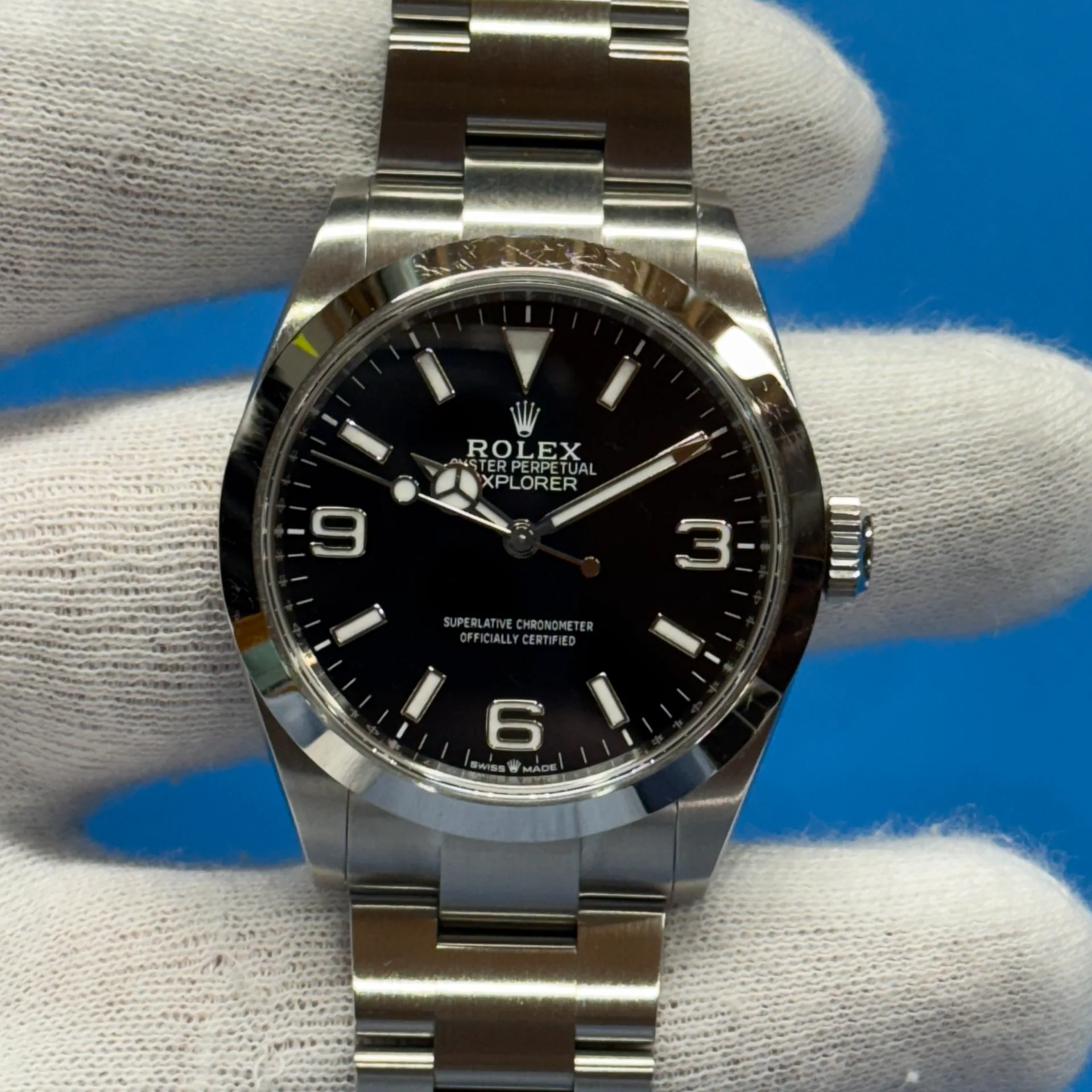 Auction: 2024 Rolex Explorer 40 224270-0001 | Bezel