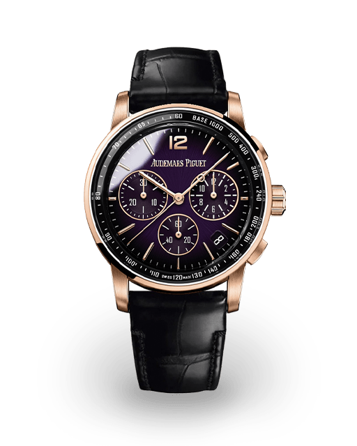 Audemars Piguet CODE 11.59 Chronograph 41 Rose Gold / Smoked Purple ...