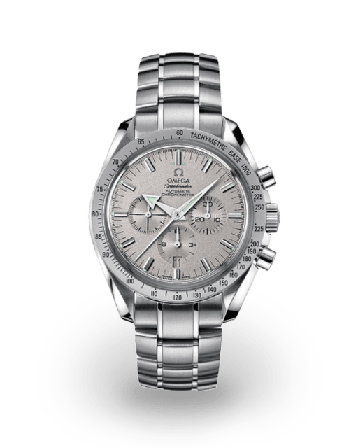 Omega Speedmaster Broad Arrow White Gold / Silver / Bracelet 3152.30.00 ...