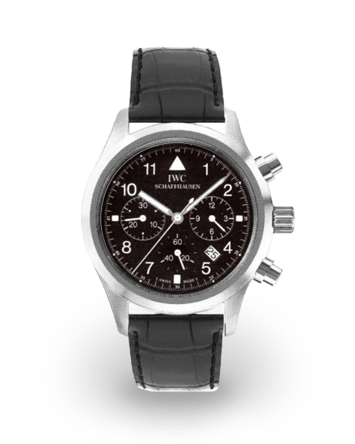 IWC Pilot's Watch Chronograph Mecaquartz Stainless Steel / Black ...