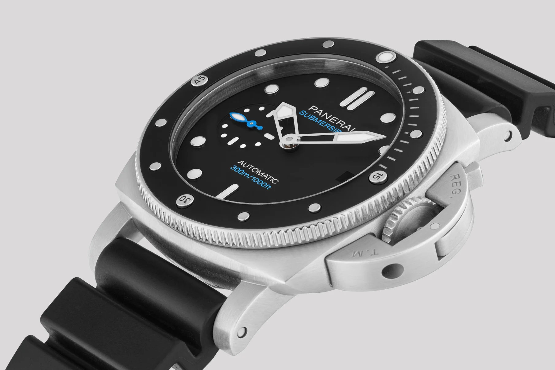 Panerai Luminor Due 42 Automatic Titanium/ Blue PAM00927 Watches | Bezel