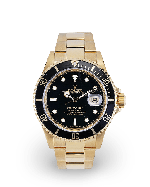 Rolex Submariner Date / Black / SuperLuminova 16618 | Bezel