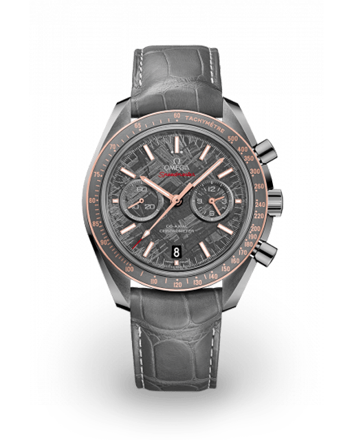 Omega Speedmaster Moonwatch Co-Axial Grey Side of the Moon Meteorite ...