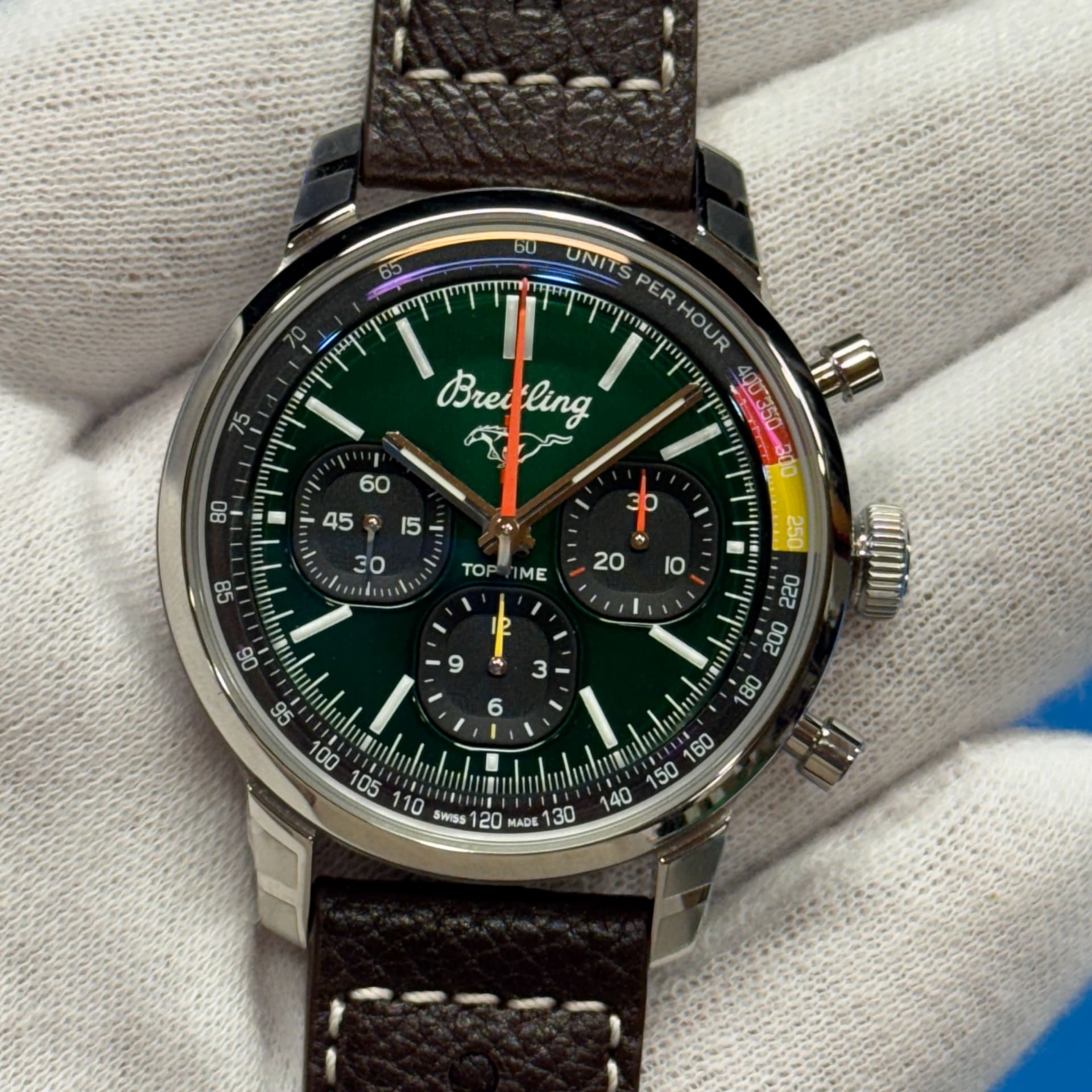 Auction: Breitling Top Time B01 Ford Mustang AB01762A1L1X1 | Bezel