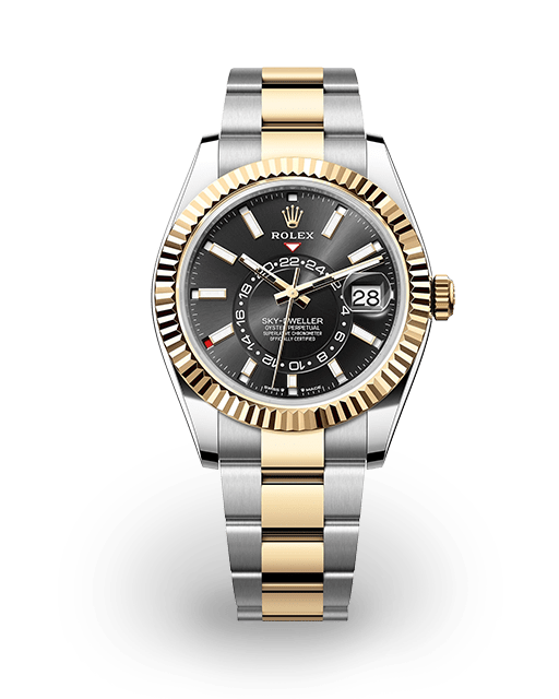 Rolex Sky-Dweller Two-Tone / Black / Oyster 336933-0003 Watches | Bezel