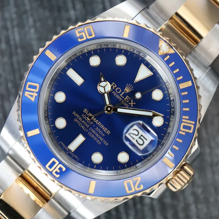 Rolex Submariner Date Two-Tone / Blue 116613LB-0005 Watches | Bezel