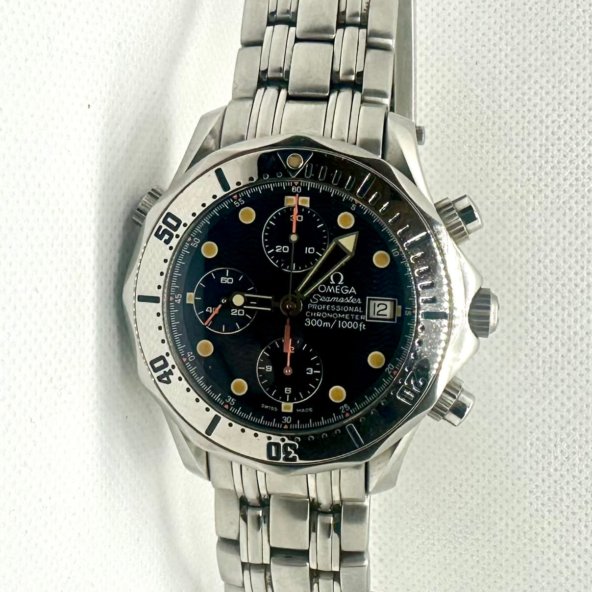 Auction: Omega Seamaster 300M Chrono Diver 41.5 Steel / Blue / Bracelet ...