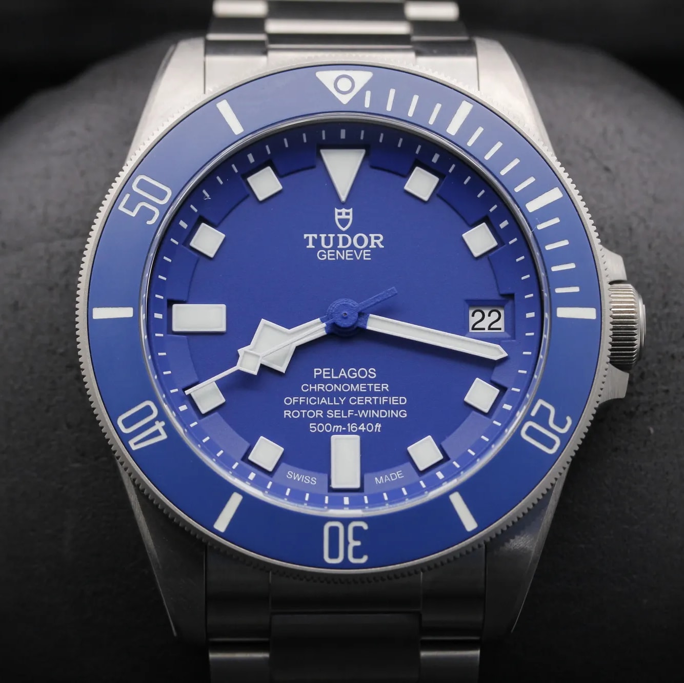 Tudor Pelagos / Blue M25600TB-0001 | Bezel