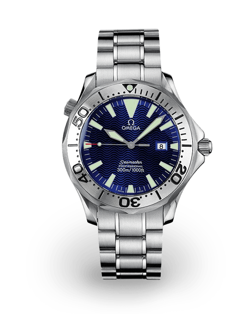 Omega Seamaster Diver 300M 41 Steel / Electric Blue / Bracelet 2265.80. ...