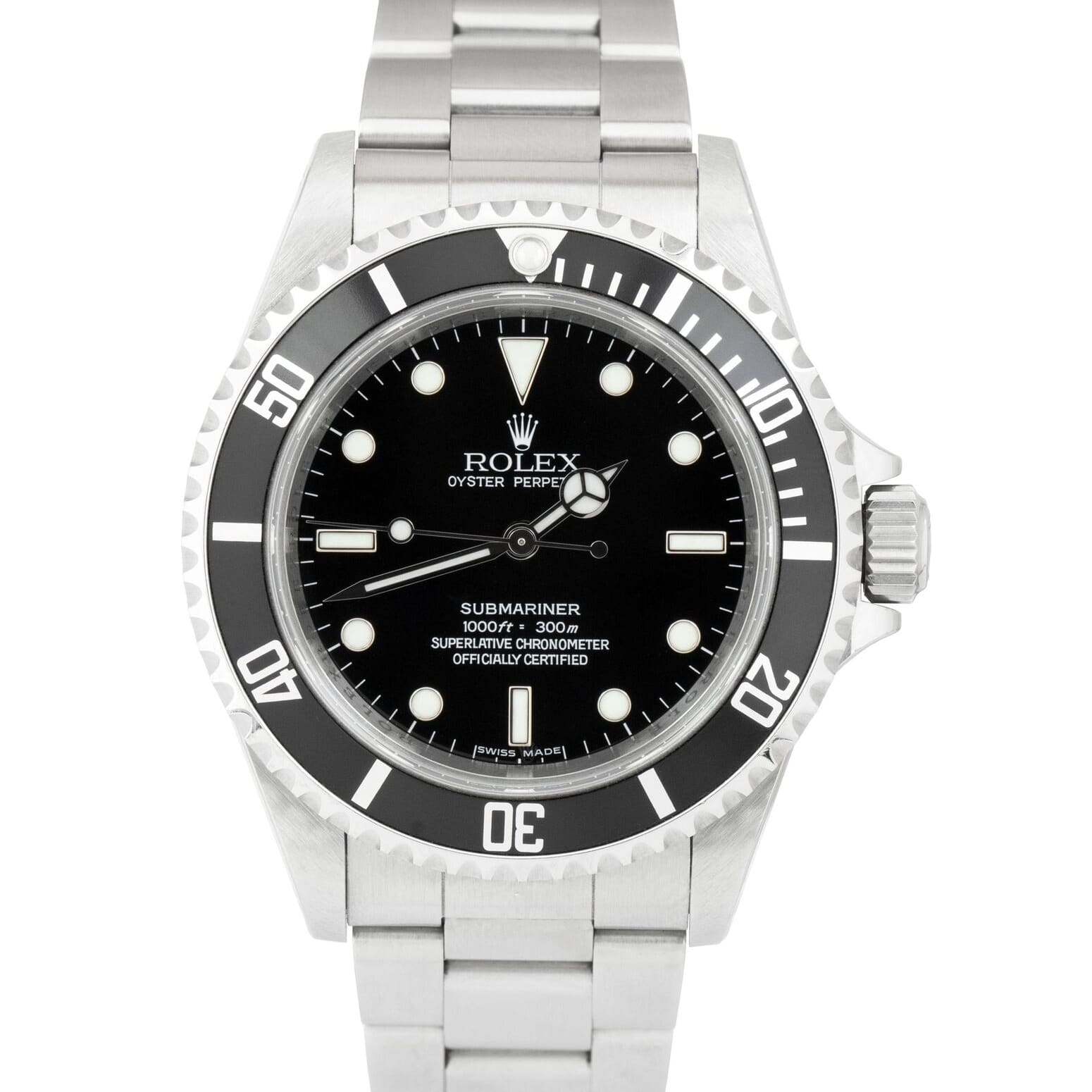 2000 Rolex Submariner No Date / SuperLuminova 14060 | Bezel
