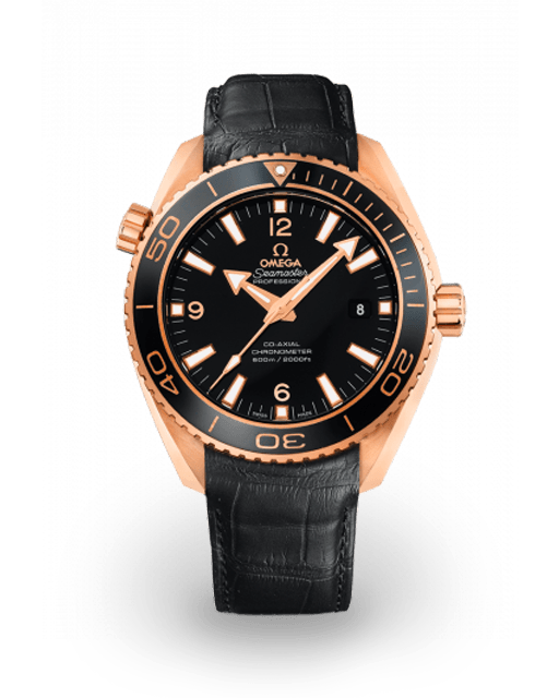 Omega Seamaster Planet Ocean 600M Co-Axial 45.5 Red Gold / Ceragold ...