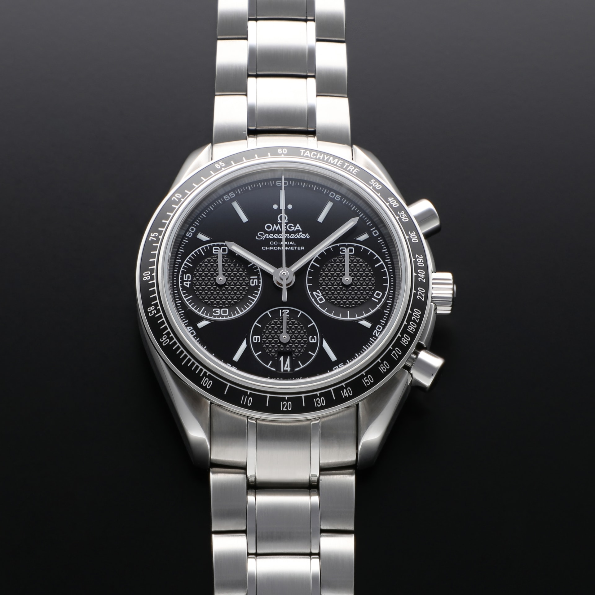 Auction: 2018 Omega Speedmaster Racing Co-Axial Chronograph Steel ...