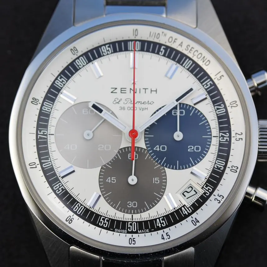 Zenith El Primero Original Stainless Steel / Silver / Bracelet 03.3200. ...