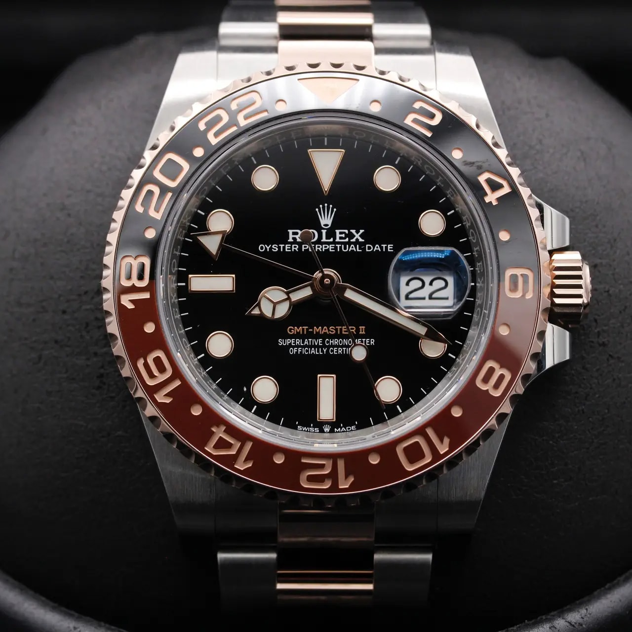 Rolex GMT-Master II "Root Beer" 126711CHNR-0002 | Bezel