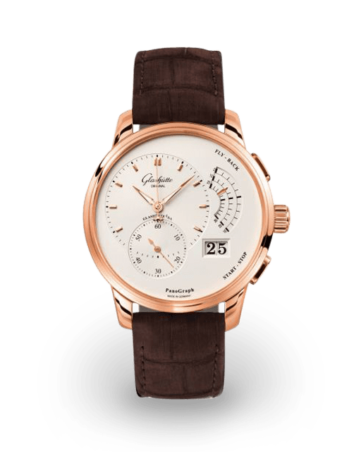 Glashütte Original PanoGraph Red Gold / Silver / Alligator / Pin 1-61 ...