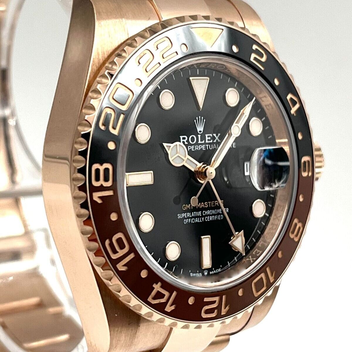 2021 Rolex GMT-Master II Rose Gold 126715CHNR-0001 | Bezel