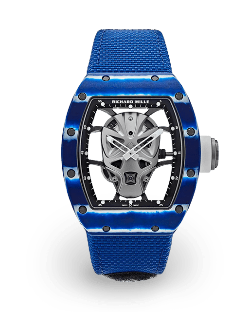 Richard Mille RM 52-06 Tourbillon Blue Mask Carbon / Skeletonized ...