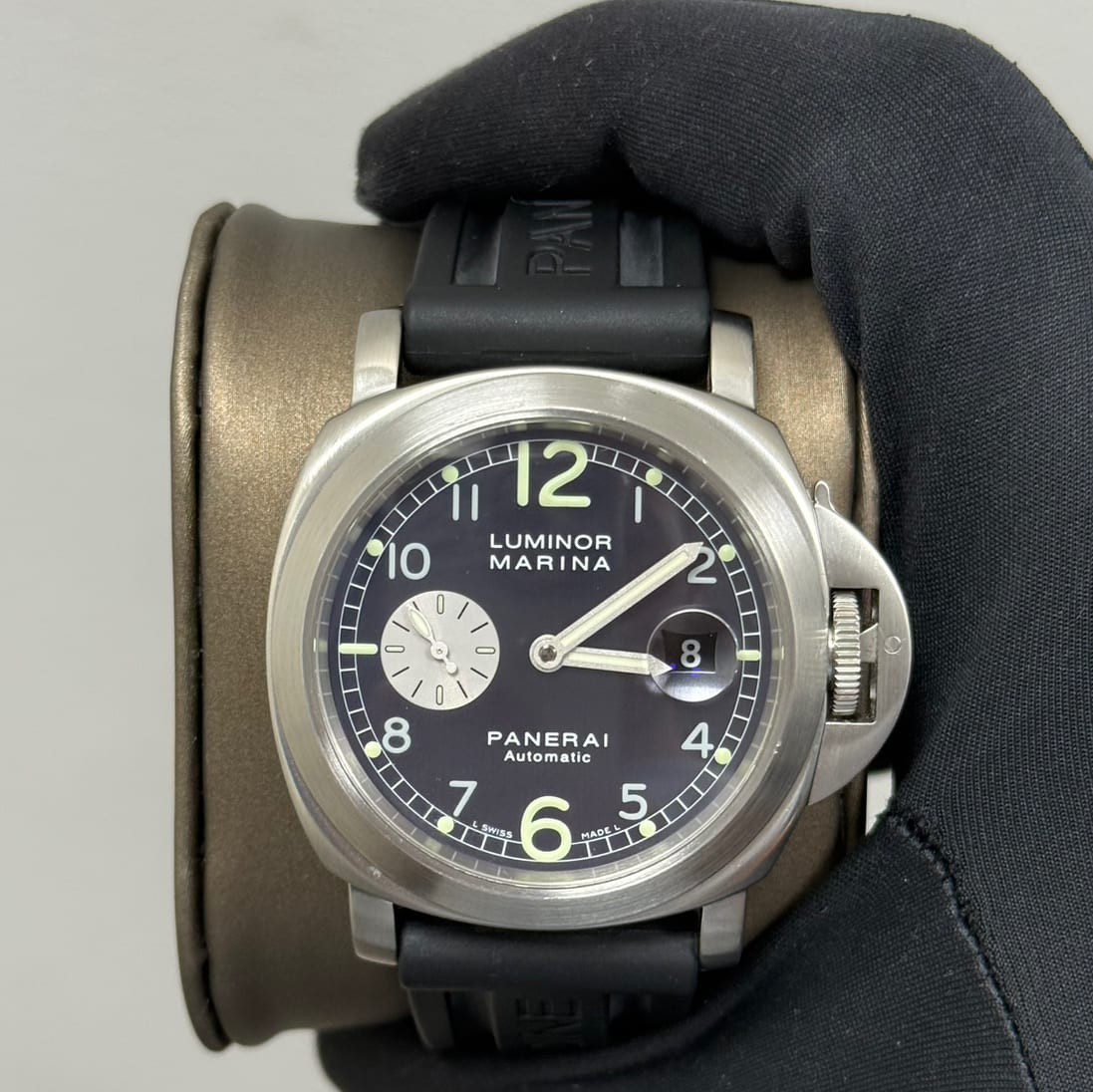 Auction: Panerai Luminor Marina Automatic Railroad PAM00086 | Bezel