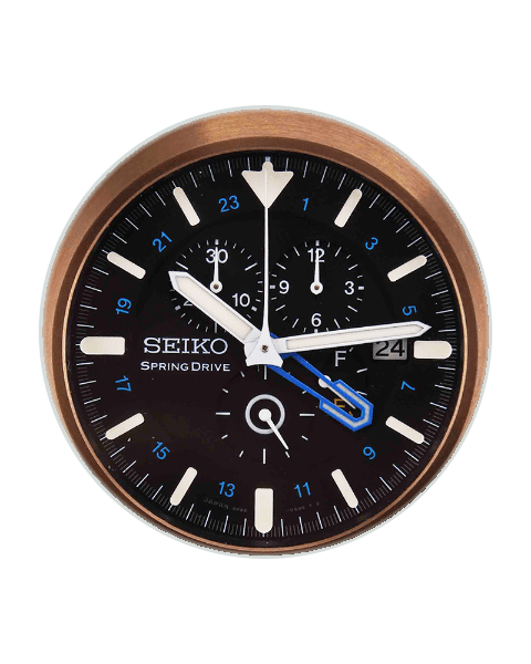 Seiko SpaceWalk Spring Drive Chronograph 53 Two-Tone / Black / Strap ...