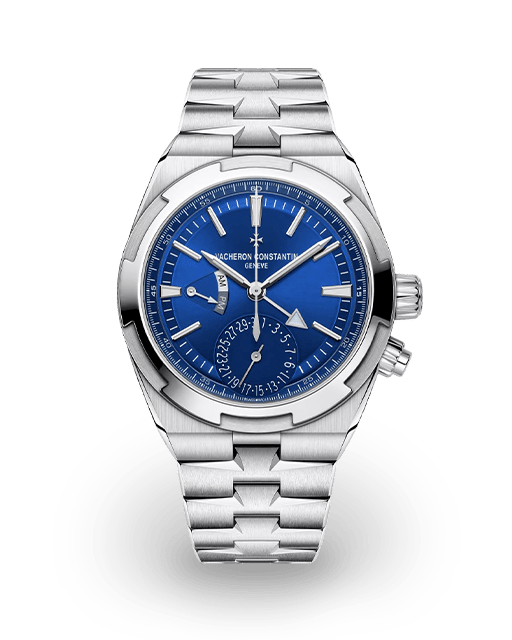 Vacheron Constantin Overseas Dual Time 41 Steel / Blue / Bracelet 7920V ...