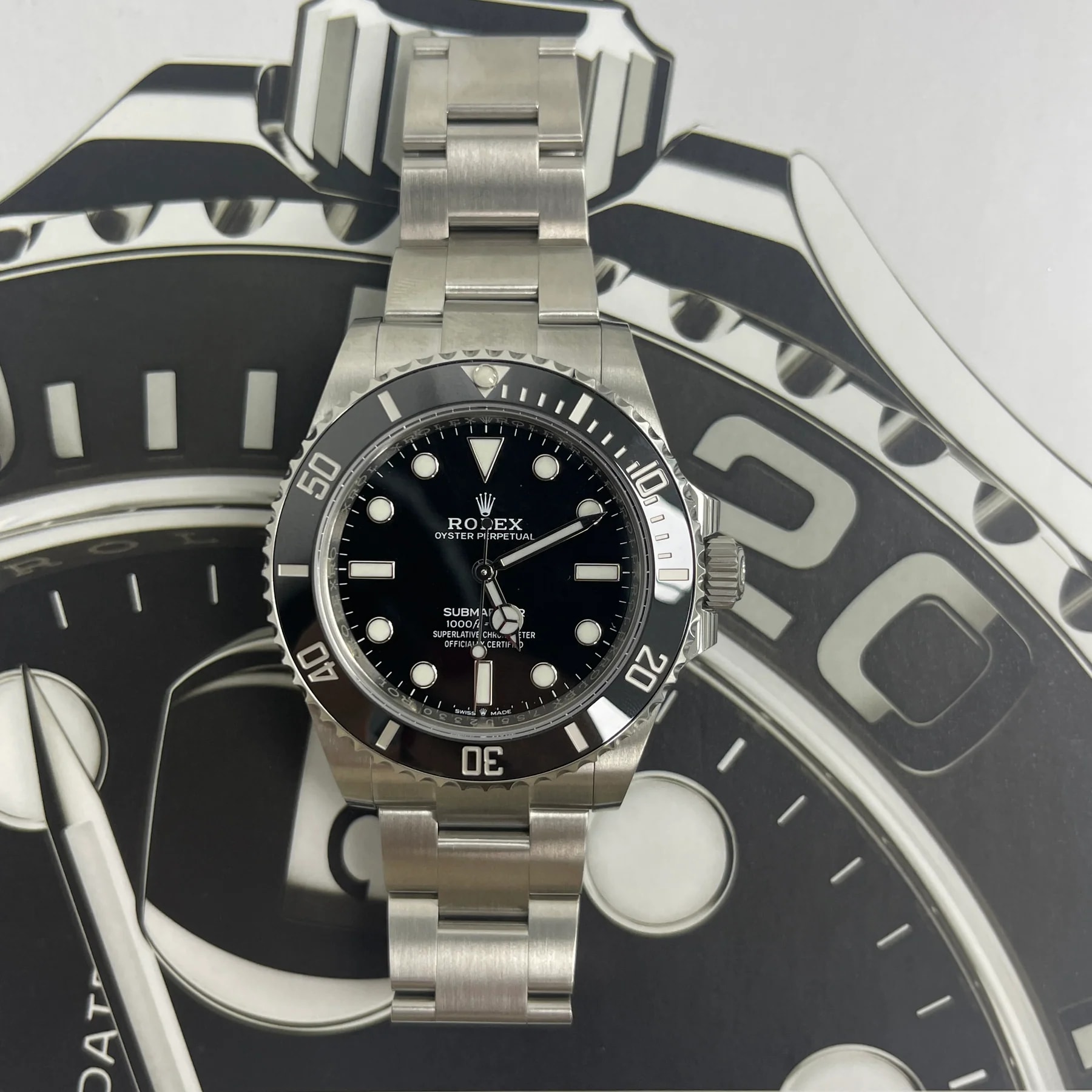 Rolex Submariner 41 No Date 124060-0001 | Bezel