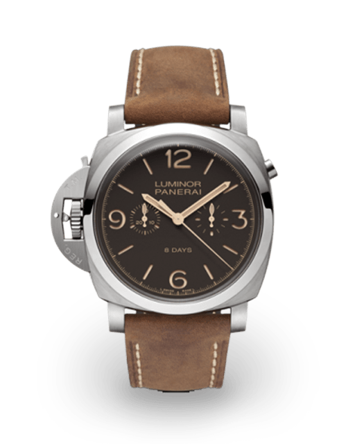 Panerai Luminor 1950 Chrono Mono-Pulsante Left-Handed 8 Days Titanio ...