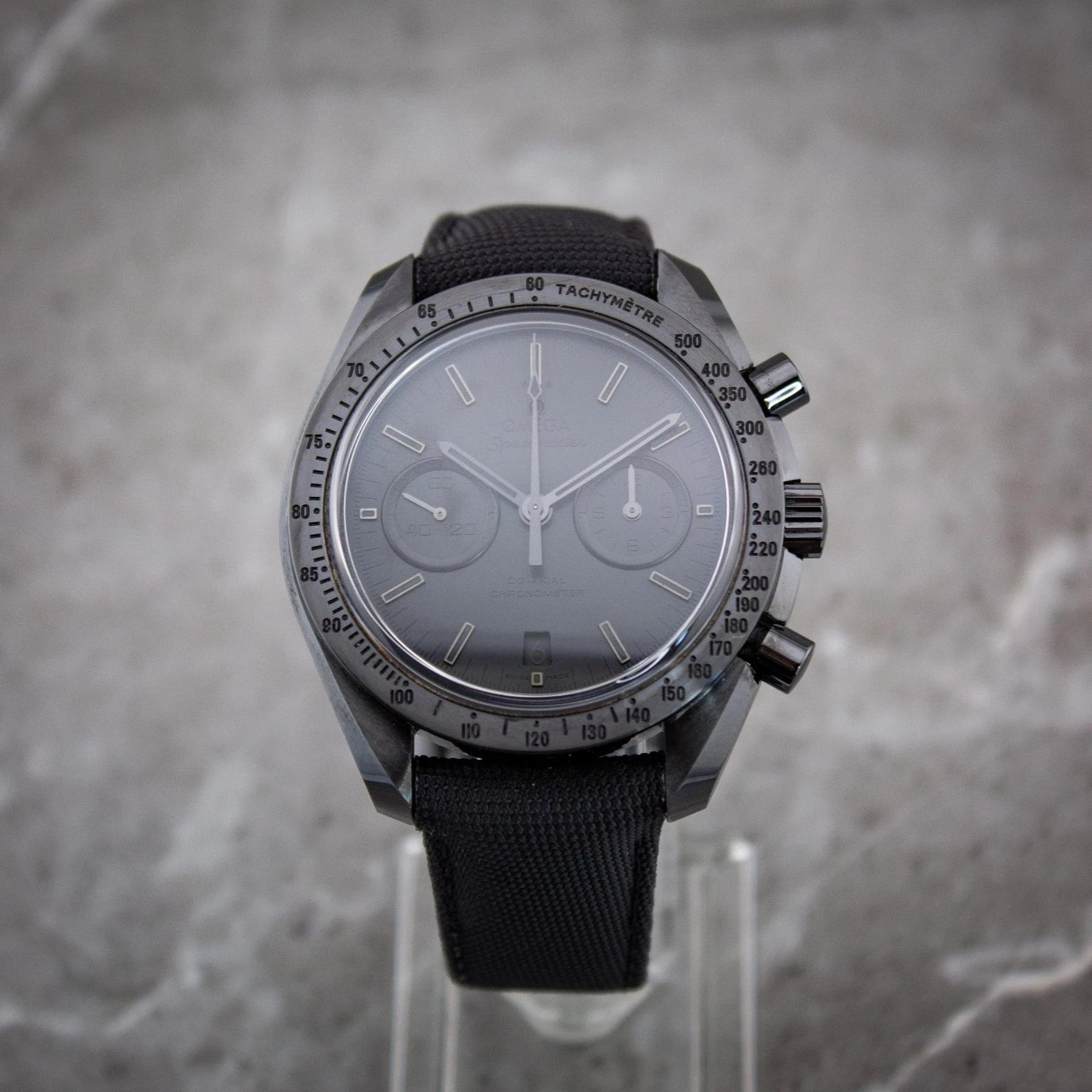 Auction: Omega Speedmaster Moonwatch Co-Axial Dark Side of the Moon ...
