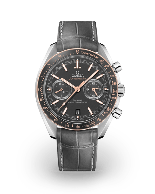 Omega Speedmaster Racing Master Co-Axial Stainless Steel / Sedna / Grey ...
