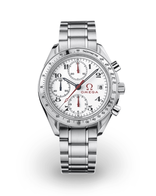 Omega Speedmaster Date 40 Steel / White / Bracelet / Olympic Los ...